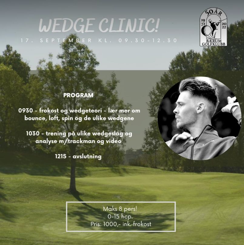 Wedge Clinic med Anders - Bærum Golfklubb